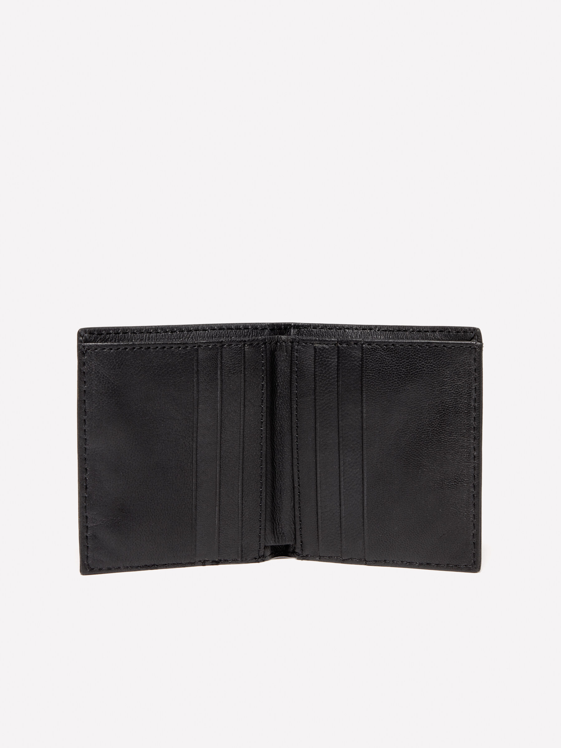 Plain black wallet store